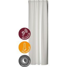HOMING Vorhang &raquo;Galdin&laquo; Multifunktionsband 1 Stk. tlg. Verdunklungsvorhang, blickdicht, Thermo, Energiesparend creme Obermaterial: 100% Polyester...