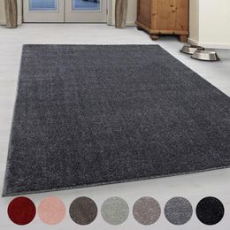 Ayyildiz Teppiche Teppich &raquo;ATA&laquo; rechteckig 10 mm H&ouml;he Kurzflor, uni, gro&szlig;e Farbauswahl, robust, auch als L&auml;ufer und in rund grau Kunstfaser