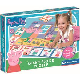 Clementoni Puzzle »Quiz-Bodenpuzzle Peppa Pig« Made in Europe bunt