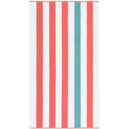 Egeria Strandtuch &raquo;BEACH CABANA STRIPE&laquo; 90x180 cm bunt Frottiervelours, Obermaterial: 100% Baumwolle