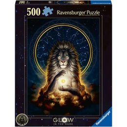 Ravensburger Puzzle »Glow in the Dark, Leuchtender Löwe« Made in Germany bunt