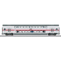 Märklin MÄRKLIN Personenwagen »IC2 Doppelstock-Mittelwagen DBpza 682.2, 2. Klasse - 43487« Made in Europe weiß/grau/rot