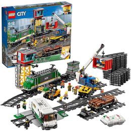 Lego Konstruktionsspielsteine »Güterzug (60198), City« bunt