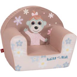 KNORRTOYS Sessel &raquo;Baby Treflinka&laquo; f&uuml;r Kinder; Made in Europe braun/beige
