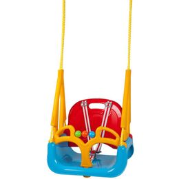 BABYGO Babyschaukelsitz &raquo;DoReMi, rot&laquo; 3in1; Babyschaukel, Schaukelsitz und Schaukelbrett in Einem rot