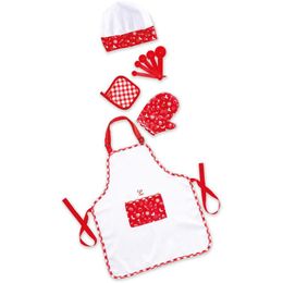 HAPE Kochschürze »Chefkoch-Set« mit Zubehör rot/weiß Obermaterial: 100% Polyester 0