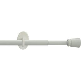 Liedeco Scheibenstange »Bordeaux« Ø 8 mm 1 läufig-läufig ausziehbar weiß L: 80 cm - 140 cm Ø 8 mm