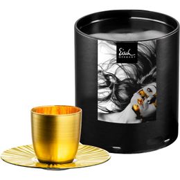 EISCH GERMANY Espressoglas »COSMO COLLECT« Handveredeltes Kaffee-Set in Geschenkröhre goldfarben
