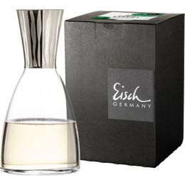 EISCH GERMANY Karaffe »ELIOR« Mit Gold bzw Platin handveredelte Gläserserie transparent, platinfarben
