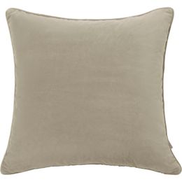 LeGer Home by Lena Gercke Dekokissen »Samt Ladina 2« kuschelig, ohne Füllung sand beige Obermaterial: 100% Polyester B/L: 50 cm x 50 cm