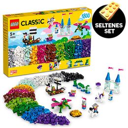Lego Konstruktionsspielsteine »Fantasie-Universum Kreativ-Bauset (11033), Classic« Made in Europe bunt