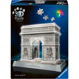 Ravensburger 3D-Puzzle »Iconics: Triumphbogen Paris - mit Licht« Made in Europe bunt