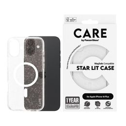 CARE BY PANZERGLASS Handyhülle »Star Lit Case für Apple iPhone 16 Plus« Backcover, Schutzhülle, Handyschutzhülle, Case, Schutzcase, stoßfest...
