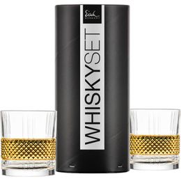 EISCH GERMANY Whiskyglas »GLEN« Bargläser mit Veredlung in Gold, Schwarz oder Platin transparent, goldfarben