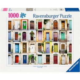 Ravensburger Puzzle &raquo;Sch&ouml;ne T&uuml;ren in der franz&ouml;sischen Provinz&laquo; Made in Germany bunt