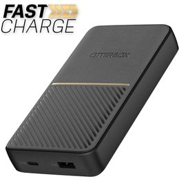 Otterbox Powerbank &raquo;Fast Charge&laquo; 15.000 mAh schwarz Inklusive USB-A-auf-USB-C-Kabel (15 cm) zum Laden von Ger&auml;t oder Powerbank