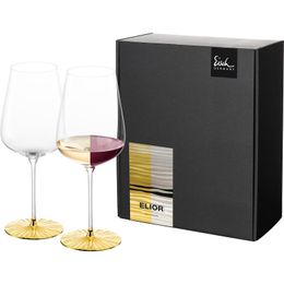EISCH GERMANY Weinglas »ELIOR« Mit Gold bzw Platin handveredelte Gläserserie transparent, goldfarben