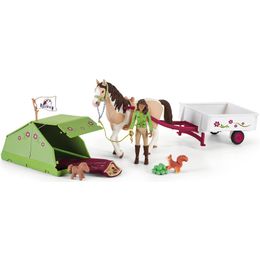 Schleich Spielfigur »HORSE CLUB, Sarahs Campingausflug (42533)« bunt