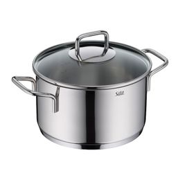 Silit Kochtopf &raquo;Extra Cook, mit Glasdeckel&laquo; 2 Stk. tlg. Edelstahl 18/10 grau
