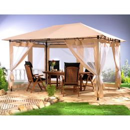 Grasekamp Pavillon-Ersatzdach &raquo;Rimini/Amalfi&laquo; BxT: 390x293 cm beige