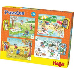 Haba Puzzle »Jahreszeiten« bunt