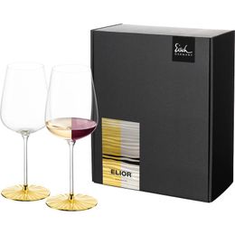 EISCH GERMANY Weinglas »ELIOR« Mit Gold bzw Platin handveredelte Gläserserie transparent, goldfarben