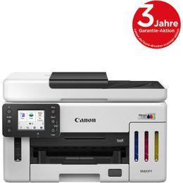 Canon Multifunktionsdrucker »MAXIFY GX6150« 3in1 Tintenstrahl-Multifunktionsgerät mit ADF/ niedrigen Druckkosten weiss/schwarz 24/ 15,5 ISO-Seiten...