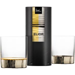 EISCH GERMANY Becher »ELIOR« Mit Gold bzw Platin handveredelte Gläserserie transparent, platinfarben