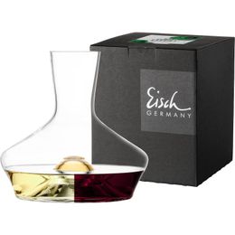 EISCH GERMANY Dekanter »SKY« Dekanter mit NO DROP-Effekt im Geschenkkarton transparent, goldfarben