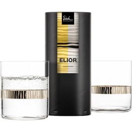 EISCH GERMANY Becher »ELIOR« Mit Gold bzw Platin handveredelte Gläserserie transparent, platinfarben