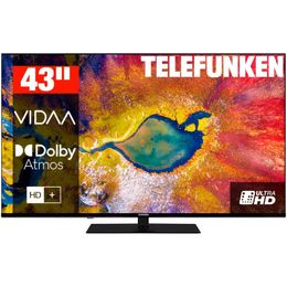Telefunken LED-Fernseher »D43U975M8CWI« 108 cm/43 Smart-TV schwarz Dolby Atmos