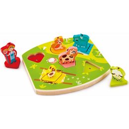 HAPE Puzzle »Bauernhof-Geräusche-Puzzle« bunt