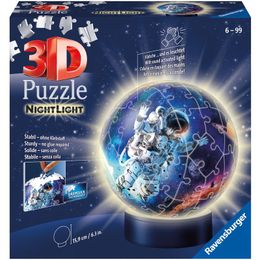 Ravensburger Puzzleball »Nachtlicht Astronauten im Weltall« mit Leuchtsockel inkl. LEDs bunt