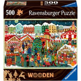Ravensburger Puzzle »Weihnachtsmarkt« 500 XXL Teile; Made in Europe bunt