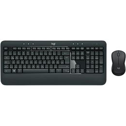 Logitech Tastatur- und Maus-Set »MK540 ADVANCED Kabellose« für Windows, USB, Sondertasten, 3 Jahre Batterielaufzeit, PC, Laptop Dunkelgrau