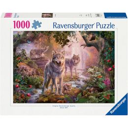 Ravensburger Puzzle »Wolfsfamilie im Sommer« Made in Germany bunt