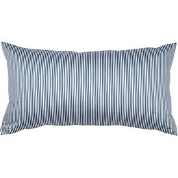 Janine Kissenbezug &raquo;modernclassic 3912&laquo; mit Rei&szlig;verschluss, Kissenh&uuml;lle in Gr. 40x80 oder 80x80 cm blau Mako-Satin, Obermaterial: 100% Baumwolle