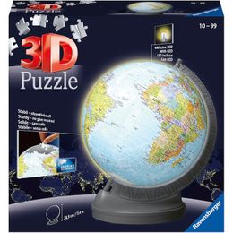 Ravensburger 3D-Puzzle »Globus mit Licht« mit LED-Modul; Made in Europe bunt
