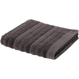 M&ouml;ve M&Ouml;VE Handt&uuml;cher &raquo;Wellbeing&laquo; mit Rippenstruktur graphit Obermaterial: 85% Baumwolle, 15% Leinen B/L: 50 cmx100 cm