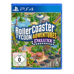 Atari Spielesoftware »RollerCoaster Tycoon Adventures Deluxe« PlayStation 4 ohne Farbbezeichnung Gelände: Baue deinen Themenpark in den Bergen, in...