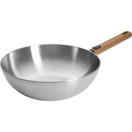Woll Wok »Logic Steel« Edelstahl 18/10 1 Stk. tlg. 5-Schicht-Aufbau silberfarben, natur