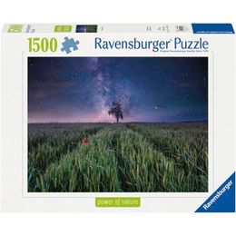 Ravensburger Puzzle »power of nature, Nachthimmel über dem Kornfeld« Made in Germany bunt