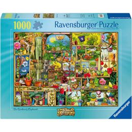 Ravensburger Puzzle »Colin Thompson, CuRios CupBoards, Grandioses Gartenregal« Made in Germany bunt