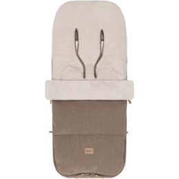 fillikid Fußsack »Kinley Cord/Teddyplüsch, Winterfußsack« taupe