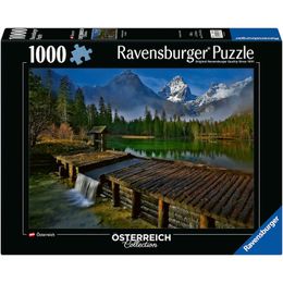 Ravensburger Puzzle &raquo;Schiederweiher bei Hinterstoder&laquo; Made in Germany bunt