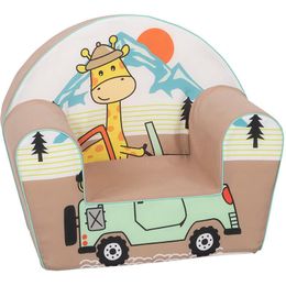 KNORRTOYS Sessel &raquo;Giraffe on Tour&laquo; f&uuml;r Kinder; Made in Europe giraffe