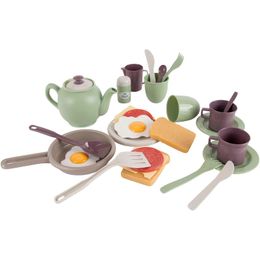 DANTOY Spielgeschirr »Green Garden Frühstück Set« Made in Europe bunt