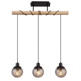 Globo LIGHTING Hängeleuchte »RICHARD« E27 1 Stk. Hängelampe/Pendelleuchte/Esszimmer/Wohnzimmer/Esstisch schwarz