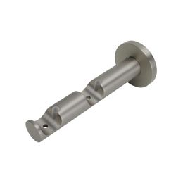Liedeco Tr&auml;ger 12, 5 cm f&uuml;r &oslash; 20 mm nickelfarben L&auml;nge: 12,5 cm