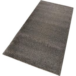 Esprit Hochflor-Teppich &raquo;Campus 2.0, ESP-0030&laquo; rechteckig 25 mm H&ouml;he Shaggy, Langflor, weich, Wohnzimmer braun Obermaterial: 100% Polypropylen B :...